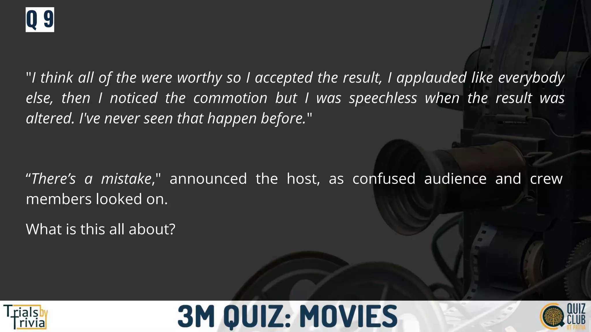 Trials by Trivia: 3M Quiz (Movies, Mythology, and Memes) | PDF | Movies ...