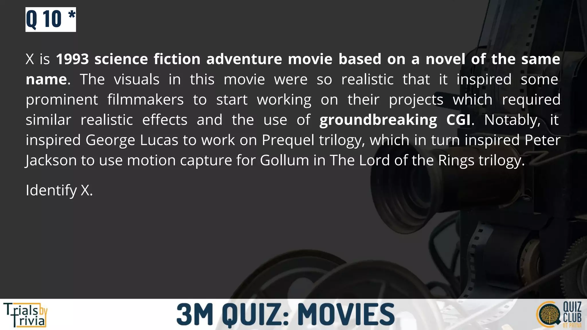 Trials by Trivia: 3M Quiz (Movies, Mythology, and Memes) | PDF | Movies ...