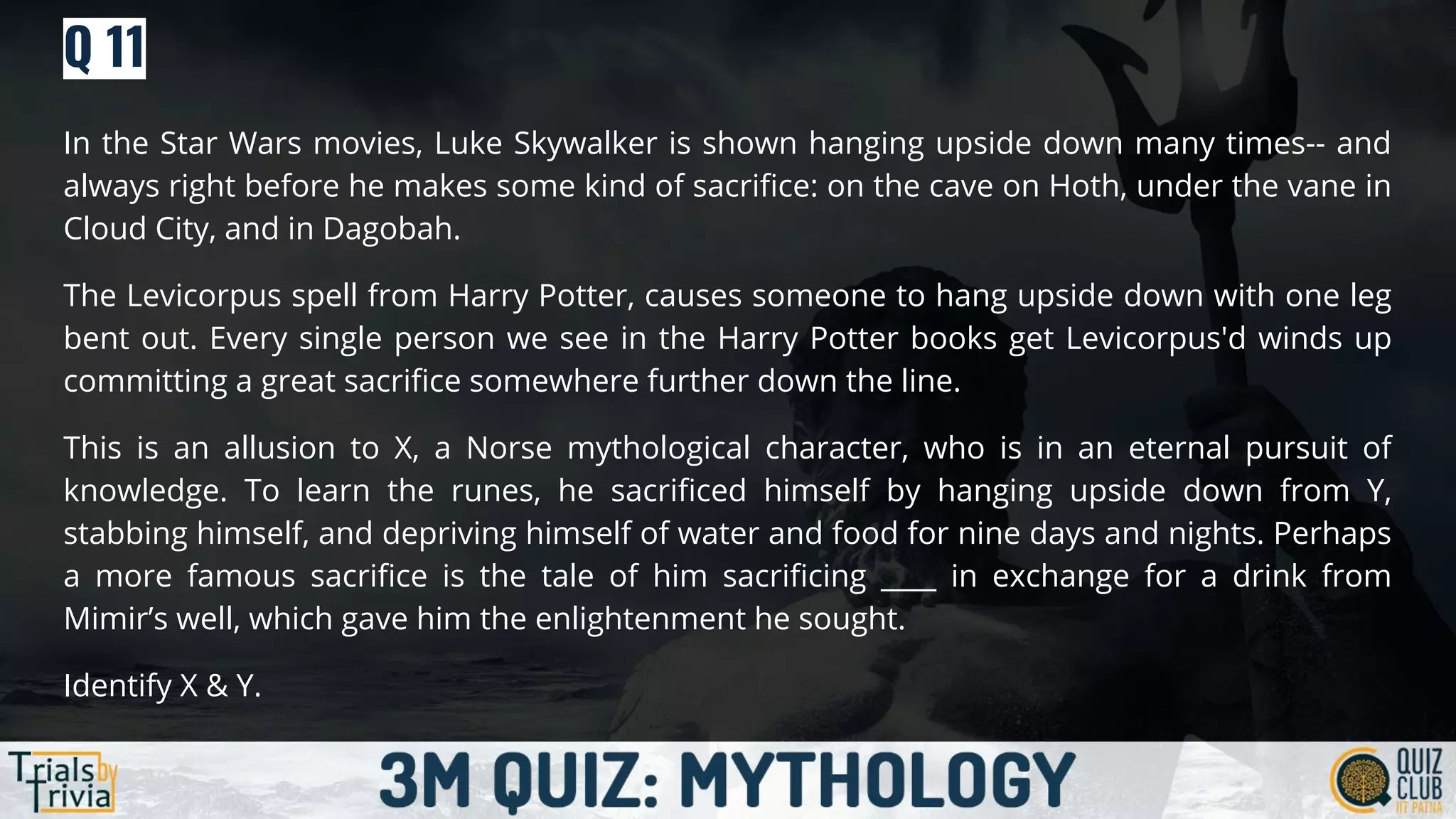 Trials by Trivia: 3M Quiz (Movies, Mythology, and Memes) | PDF | Movies ...