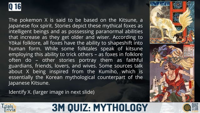 Trials by Trivia: 3M Quiz (Movies, Mythology, and Memes) | PDF | Movies ...