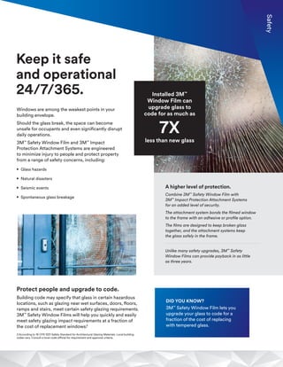 3 m safety and security film benefits | PDF