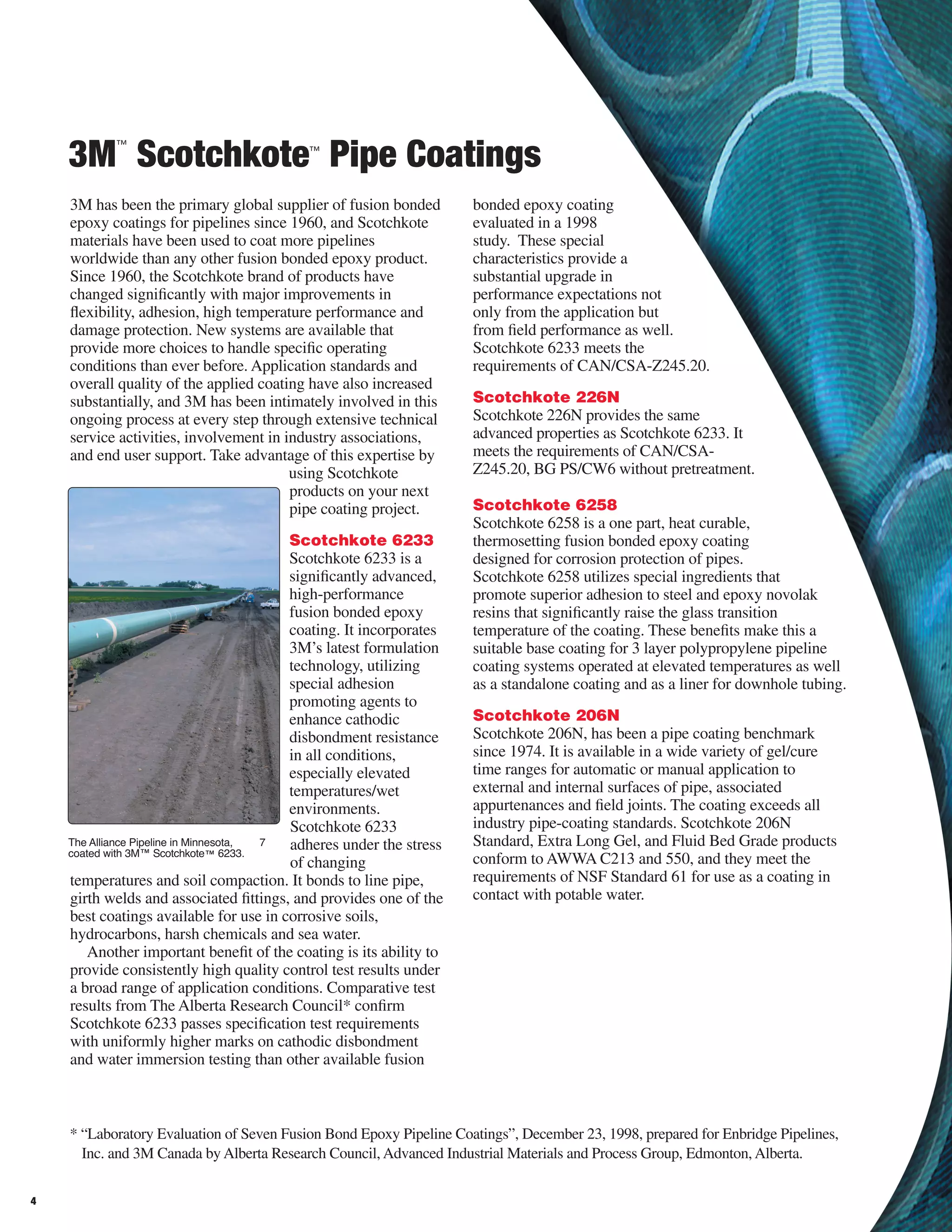 3 M Scotchkote Fusion Bonded Epoxy | PDF