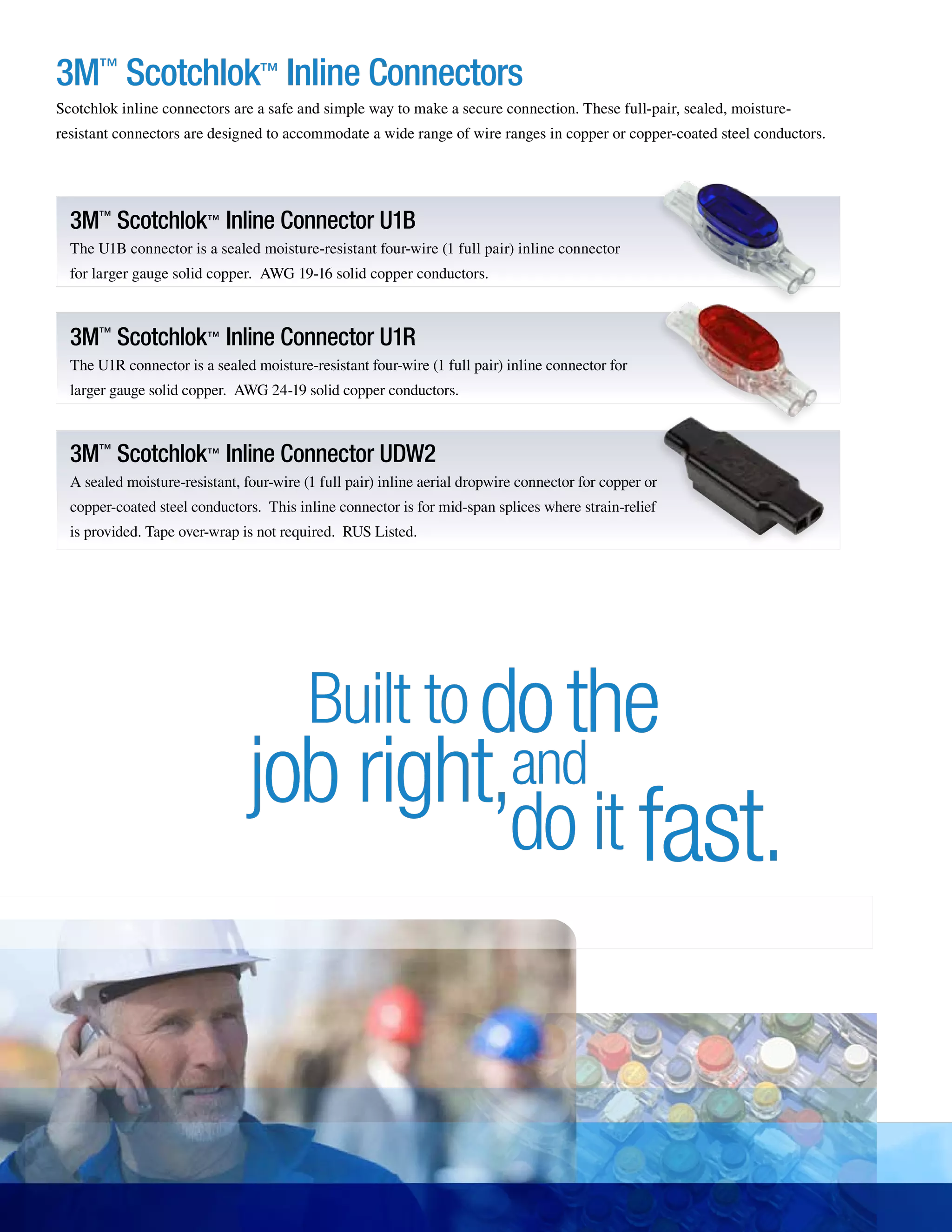 3M Scotchlok Insulation Displacement Connectors & Connector Crimping ...