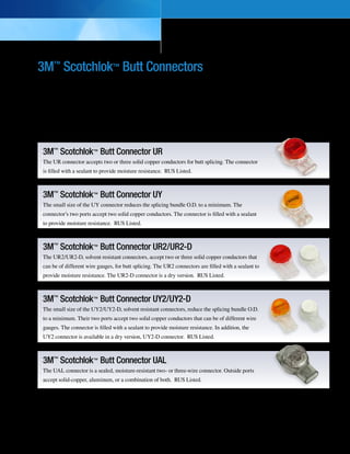 3M Scotchlok Insulation Displacement Connectors & Connector Crimping ...