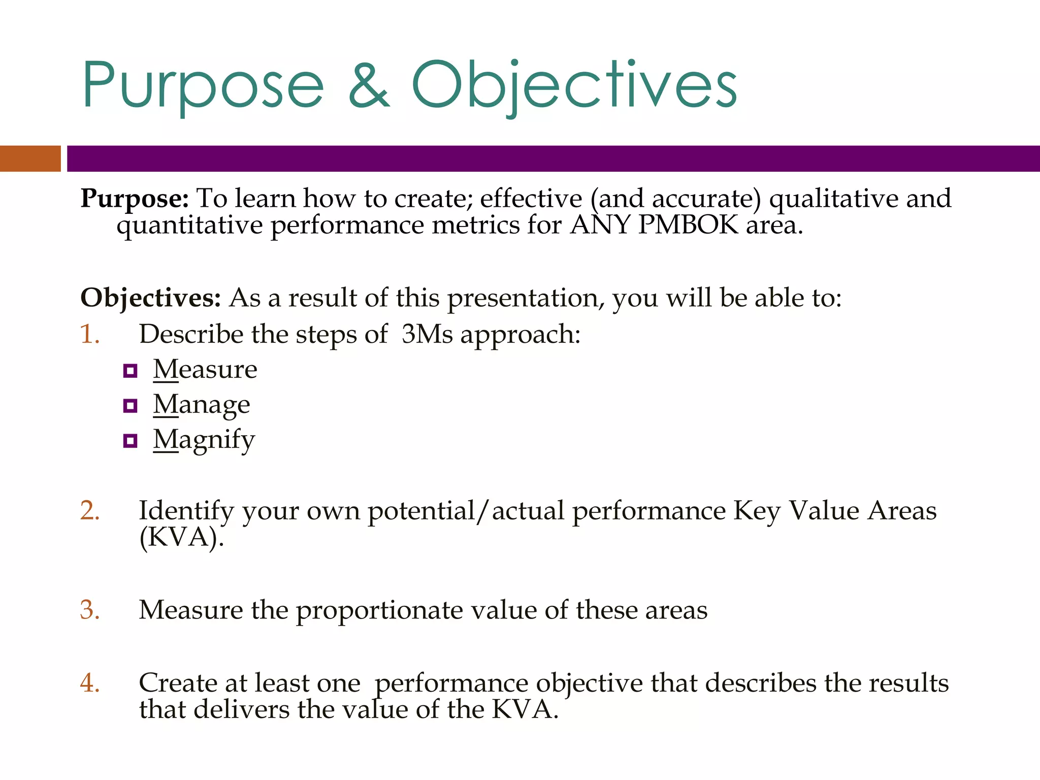 The Metrics of Project Management Performance and PMBOK | PDF