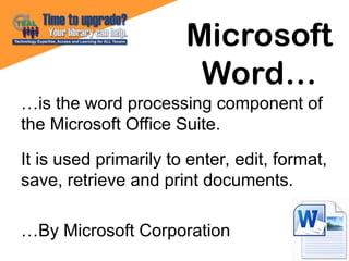 The Microsoft Word Features and Functions | PPT