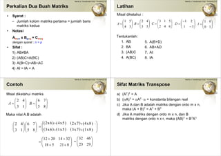 3 mtl matriks_1 print | PDF