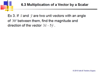 3 multiplication of_a_vector_by_a_scalar | PPT