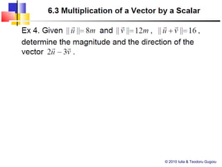 3 multiplication of_a_vector_by_a_scalar | PPT