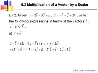 3 multiplication of_a_vector_by_a_scalar | PPT