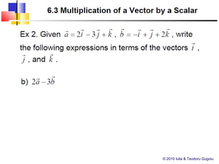 3 multiplication of_a_vector_by_a_scalar | PPT