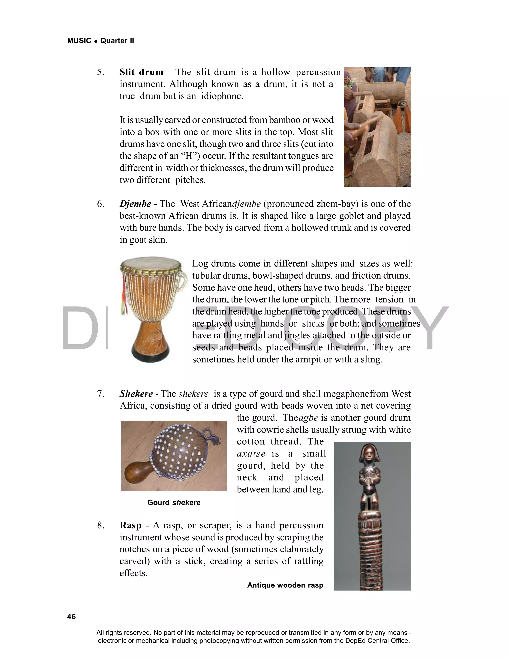 music grade 10 2nd quarter | PDF