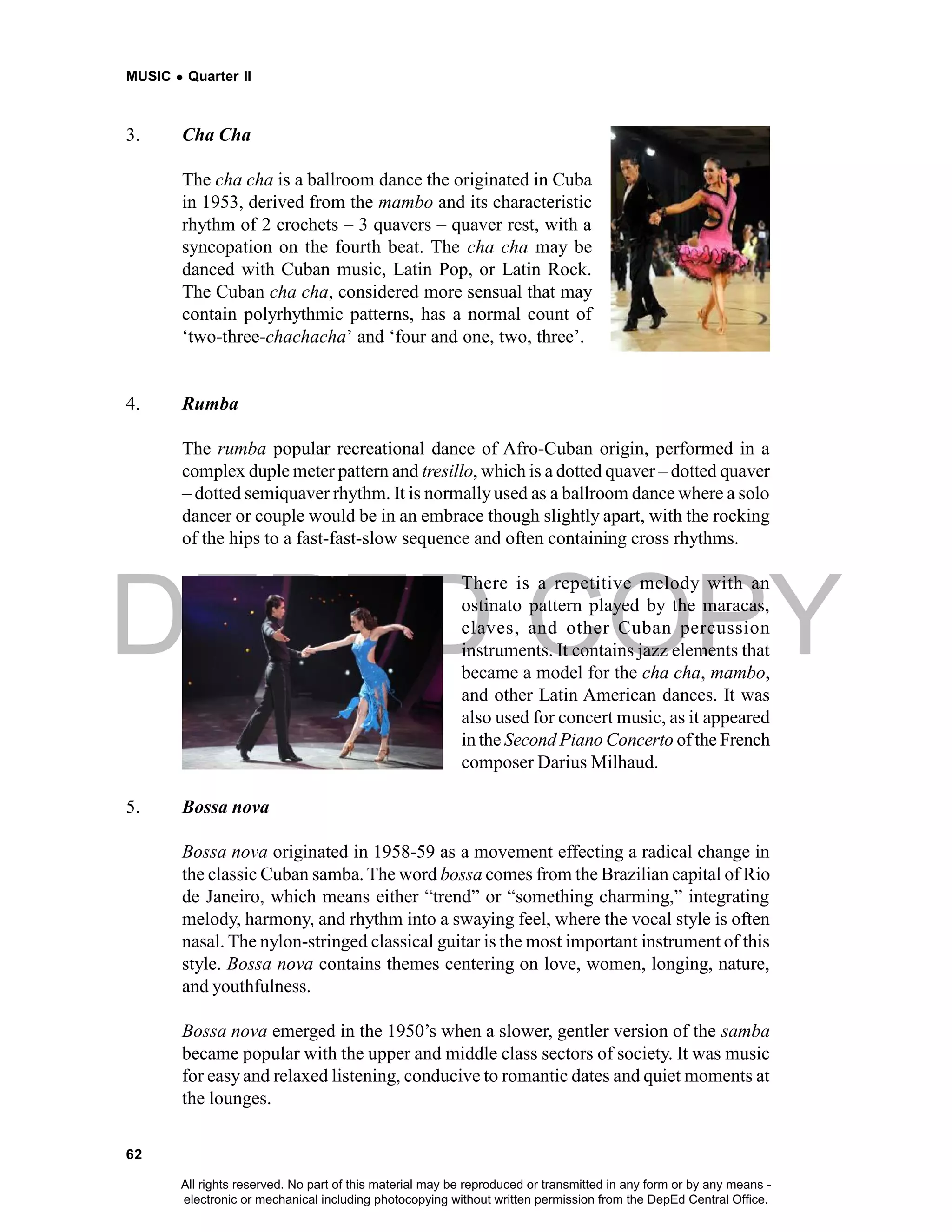 music grade 10 2nd quarter | PDF