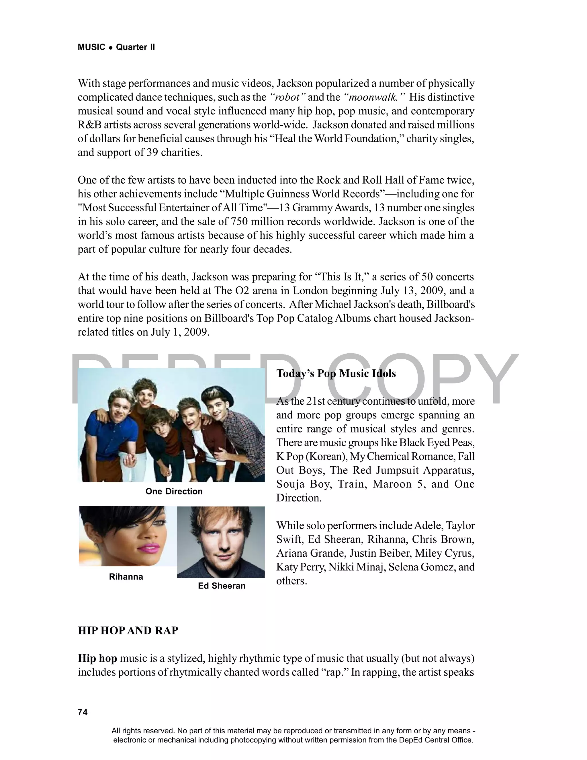 music grade 10 2nd quarter | PDF