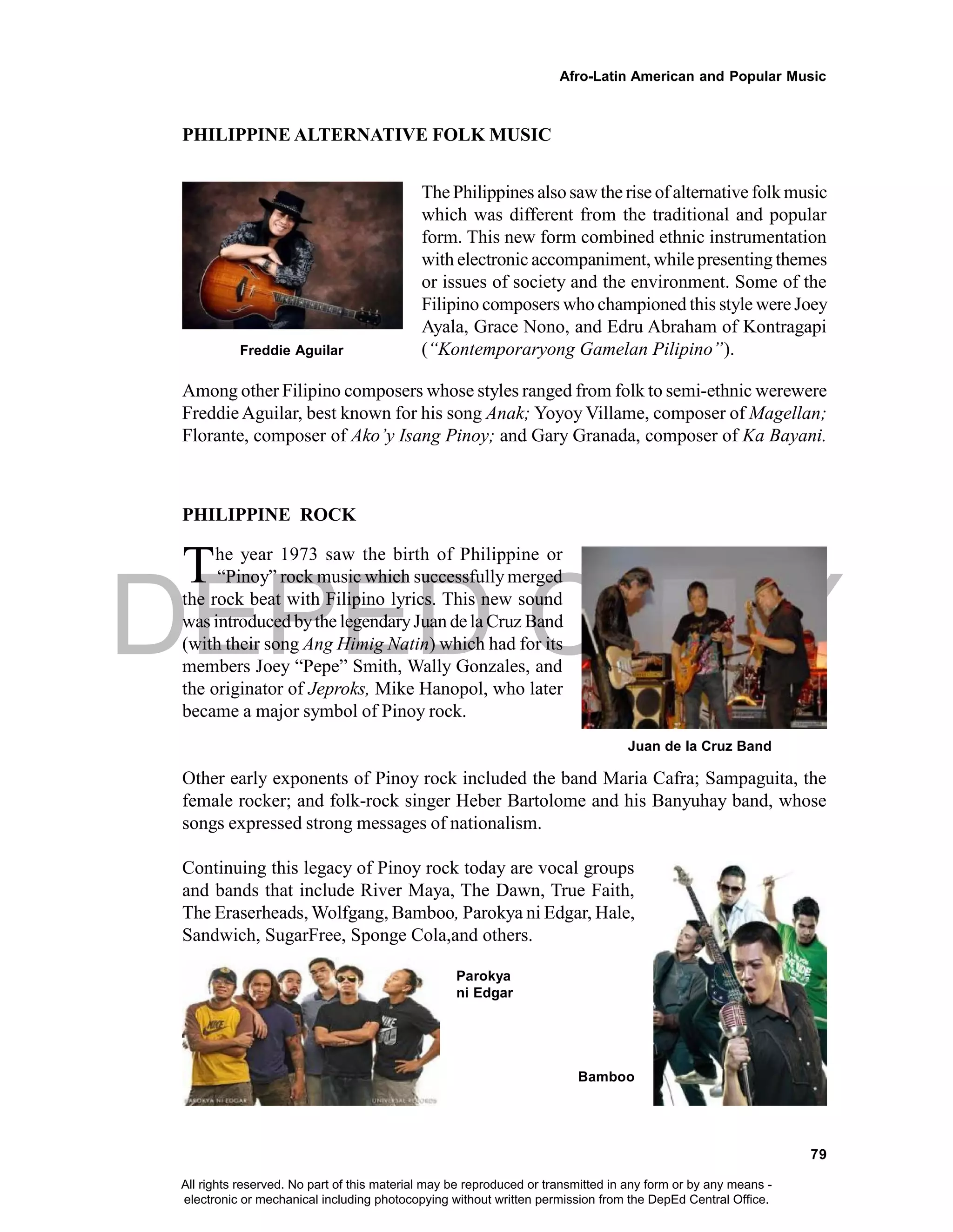 music grade 10 2nd quarter | PDF