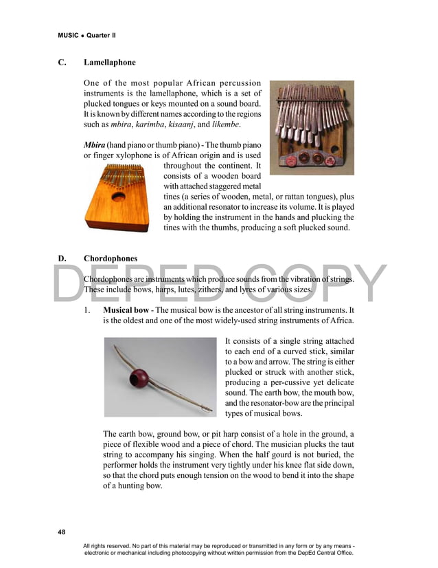 music grade 10 2nd quarter | PDF