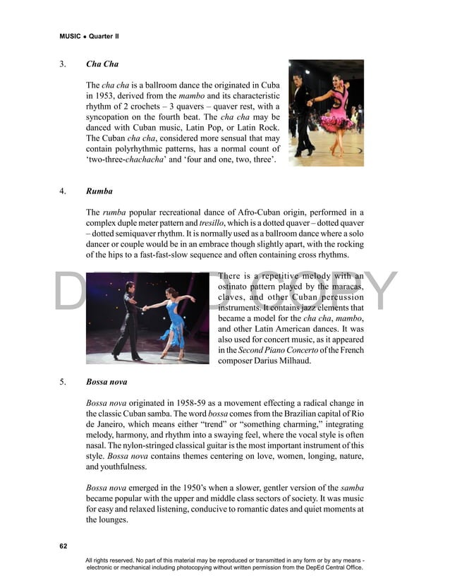 music grade 10 2nd quarter | PDF