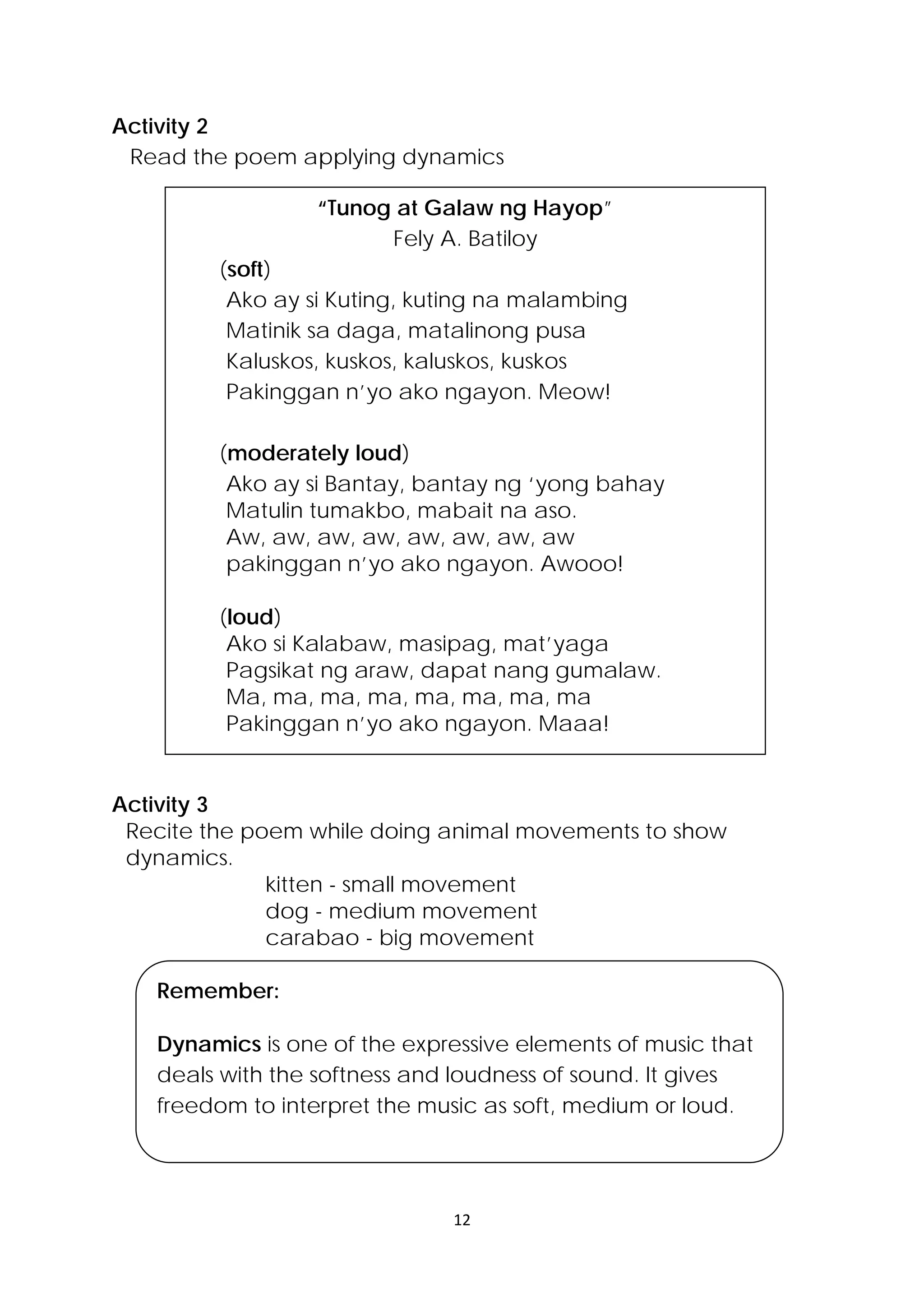 MAPEH 3 Music Learner's Manual 3rd quarter | PDF
