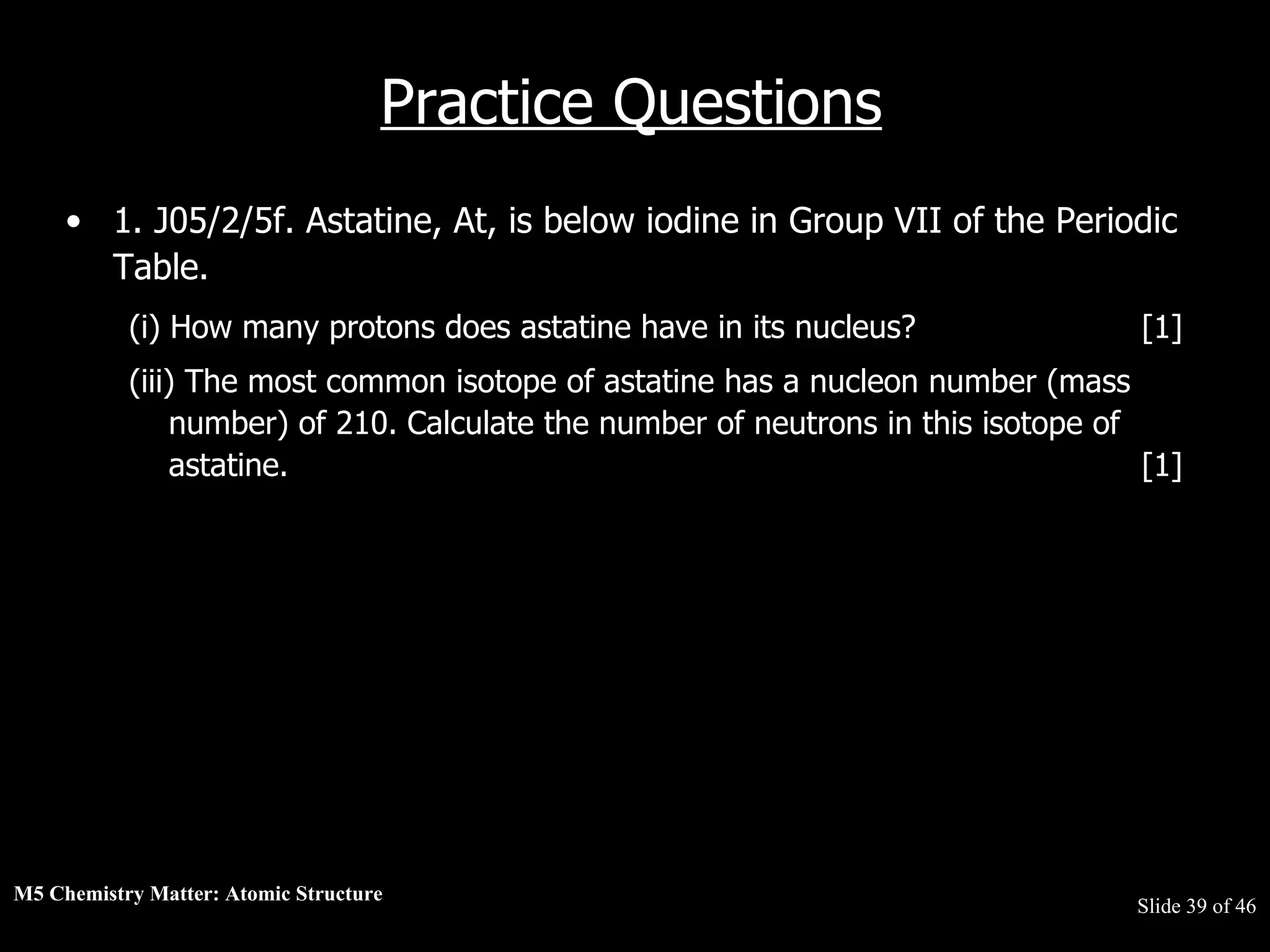 3 myp chemistry atomic structure | PPT