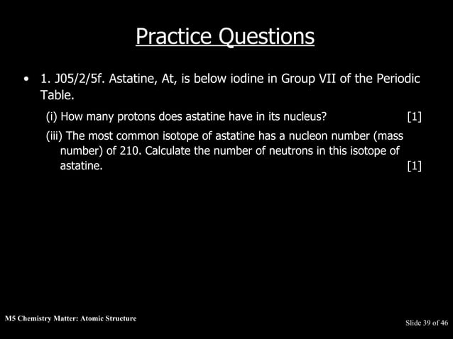 3 myp chemistry atomic structure | PPT