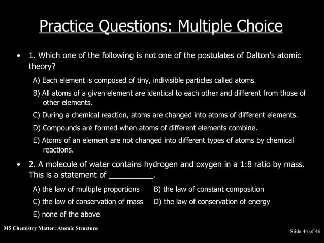3 myp chemistry atomic structure | PPT