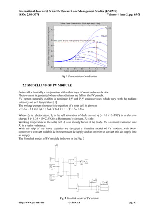 DESIGN AND MODELLING OF STANDALONE HYBRID POWER SYSTEM WITH MATLAB ...
