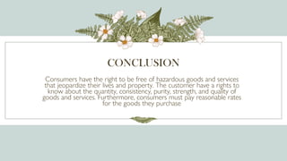 CONSUMER_RIGHTS.pdf sst work for holiday | PPT
