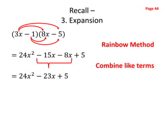 3 na 2.1 factorisation by grouping part 1 | PPTX