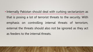 National Security of Pakistan in contemporary wolrd.pptx | Crime ...