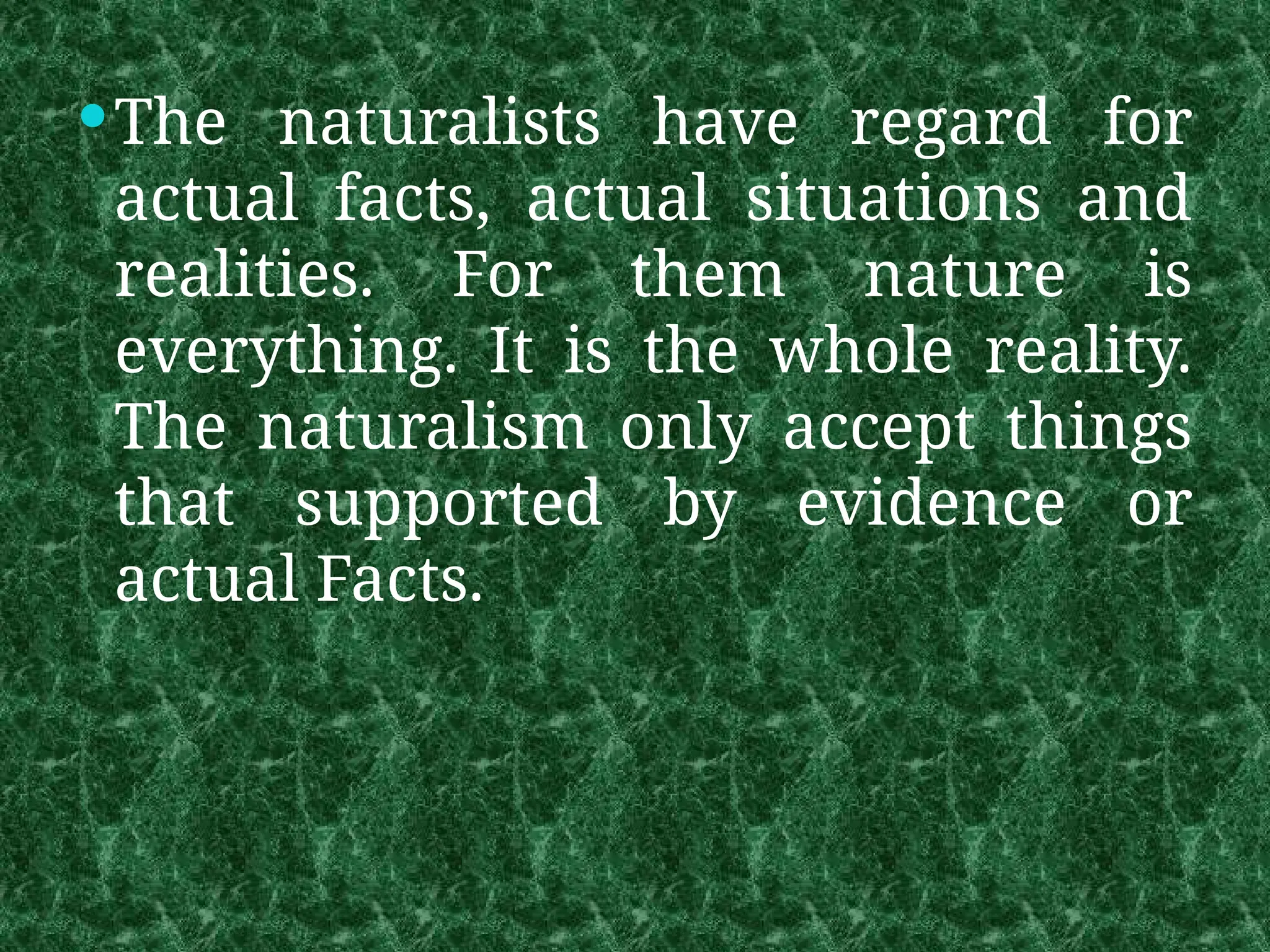 Presentation on Naturalistic Concept of Education | PPTX