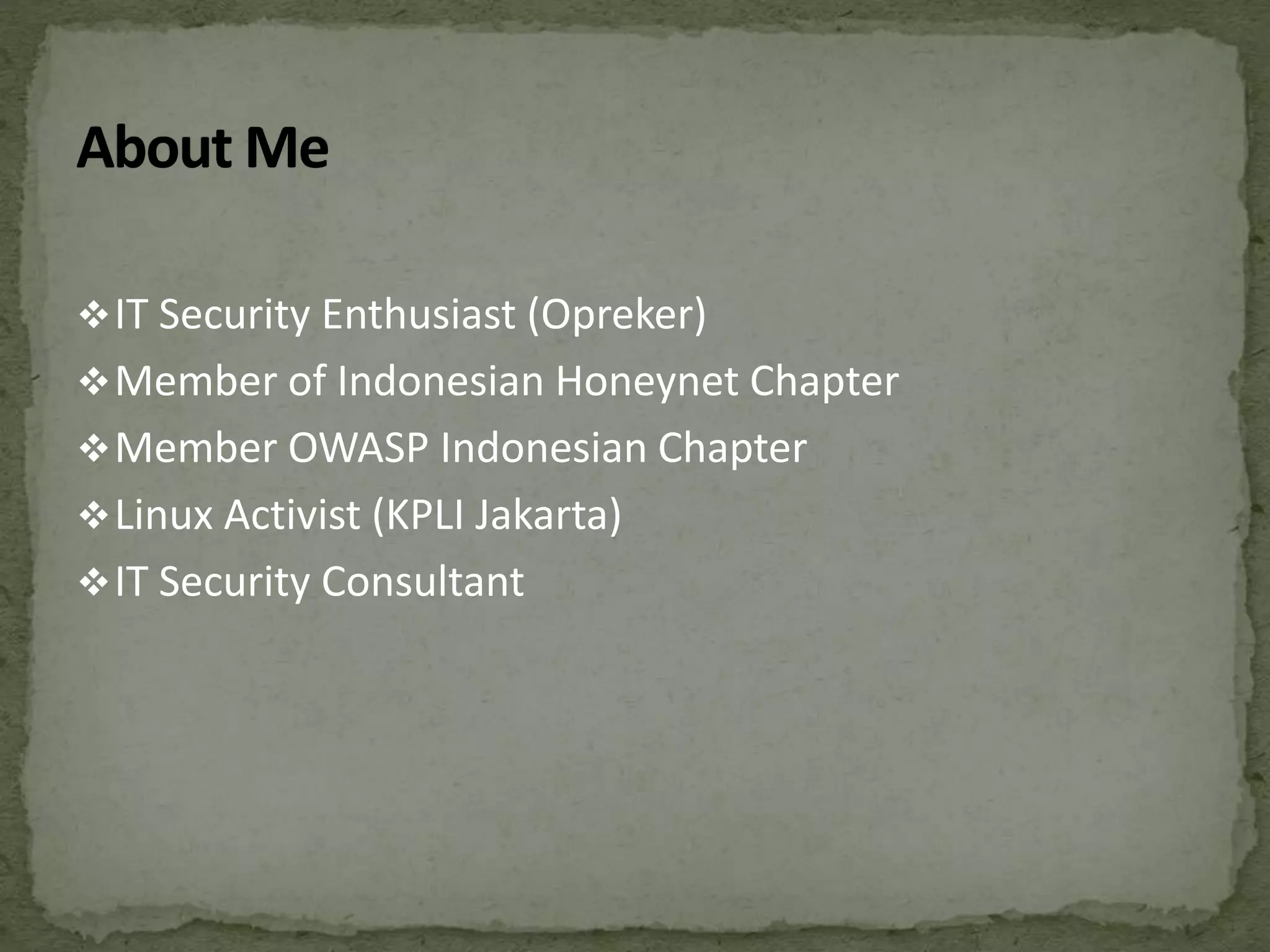 Information Security Awareness | PPT