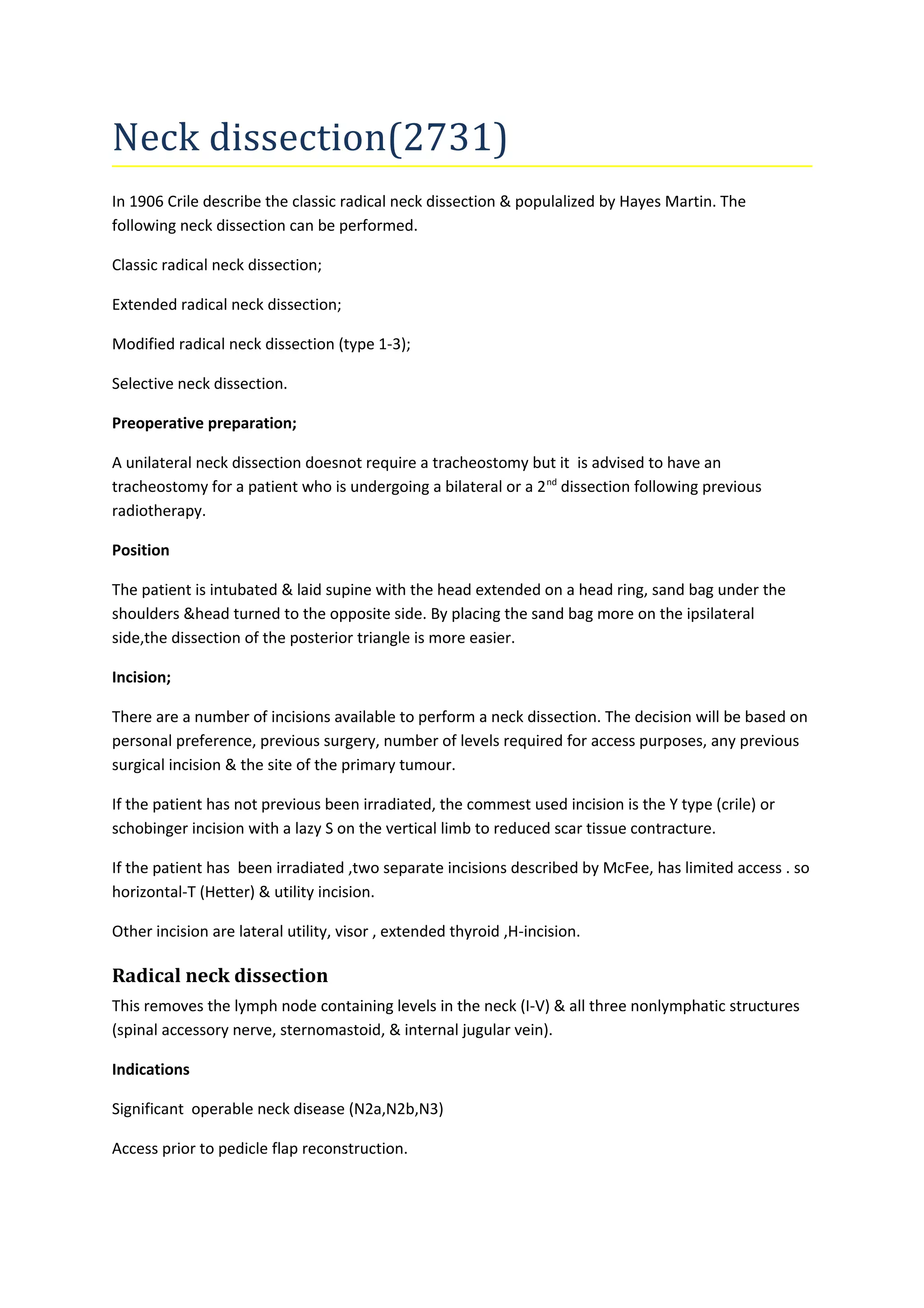 3)neck dissection | DOC