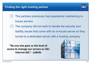 3 Nerds and a Server - 1and1 Case Study | PPT