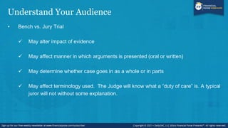 Anatomy of a Trial (Series: Newbie Litigator School 101 - Part 1) | PPT