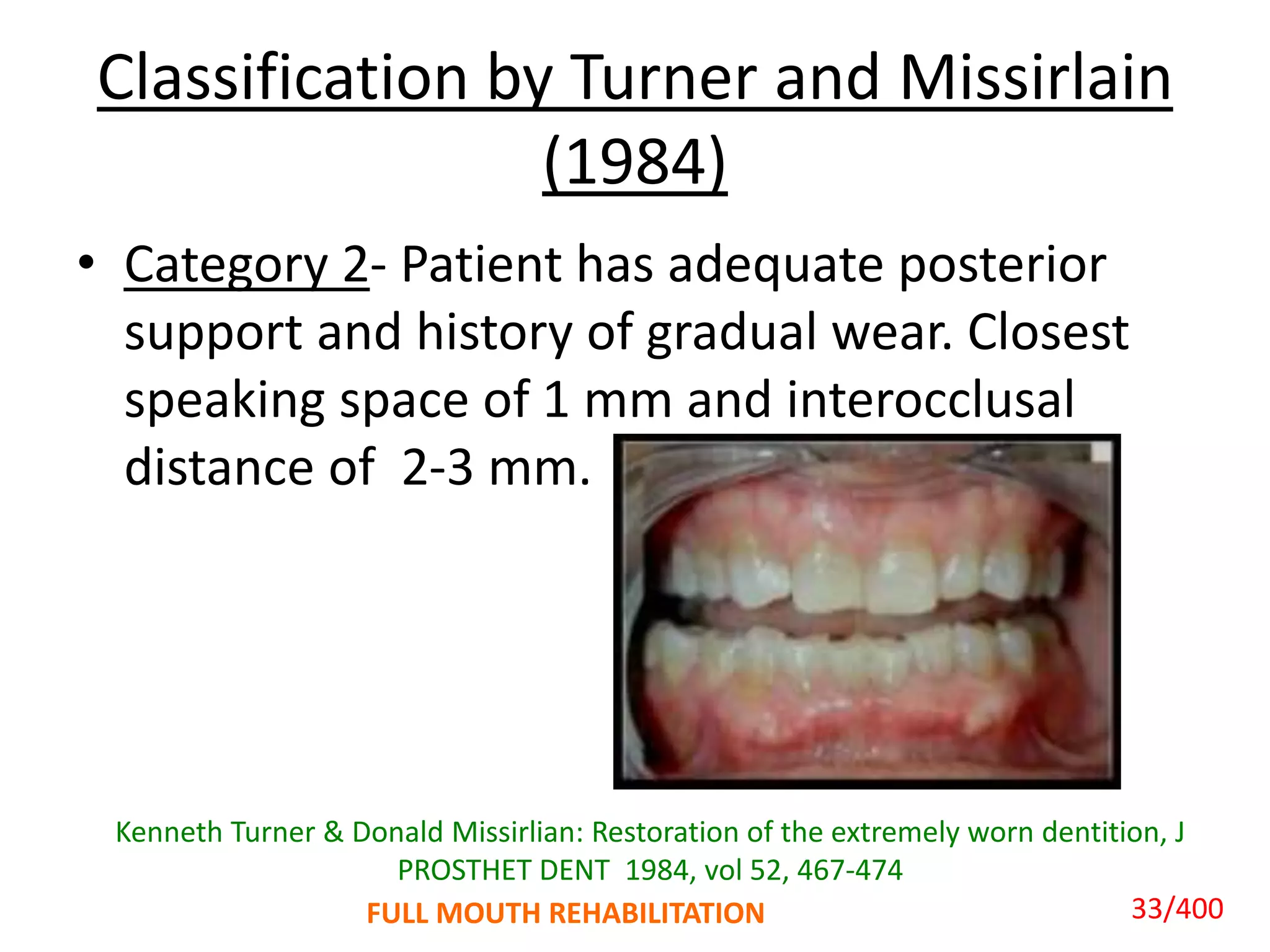 Full Mouth Rehabilitation | PPTX