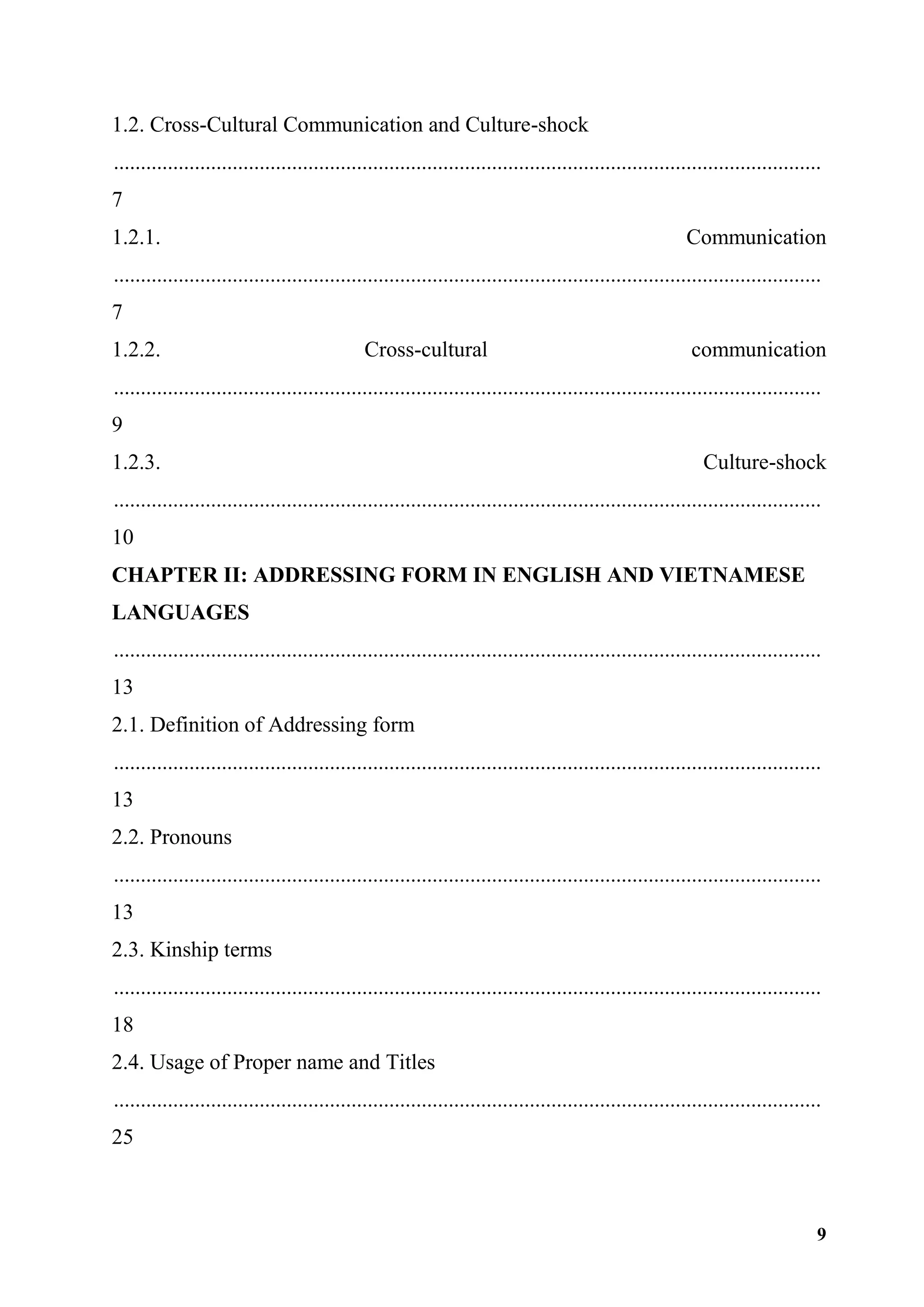 Đề tài: An English-Vietnamese cross-cultural communication study on | PDF