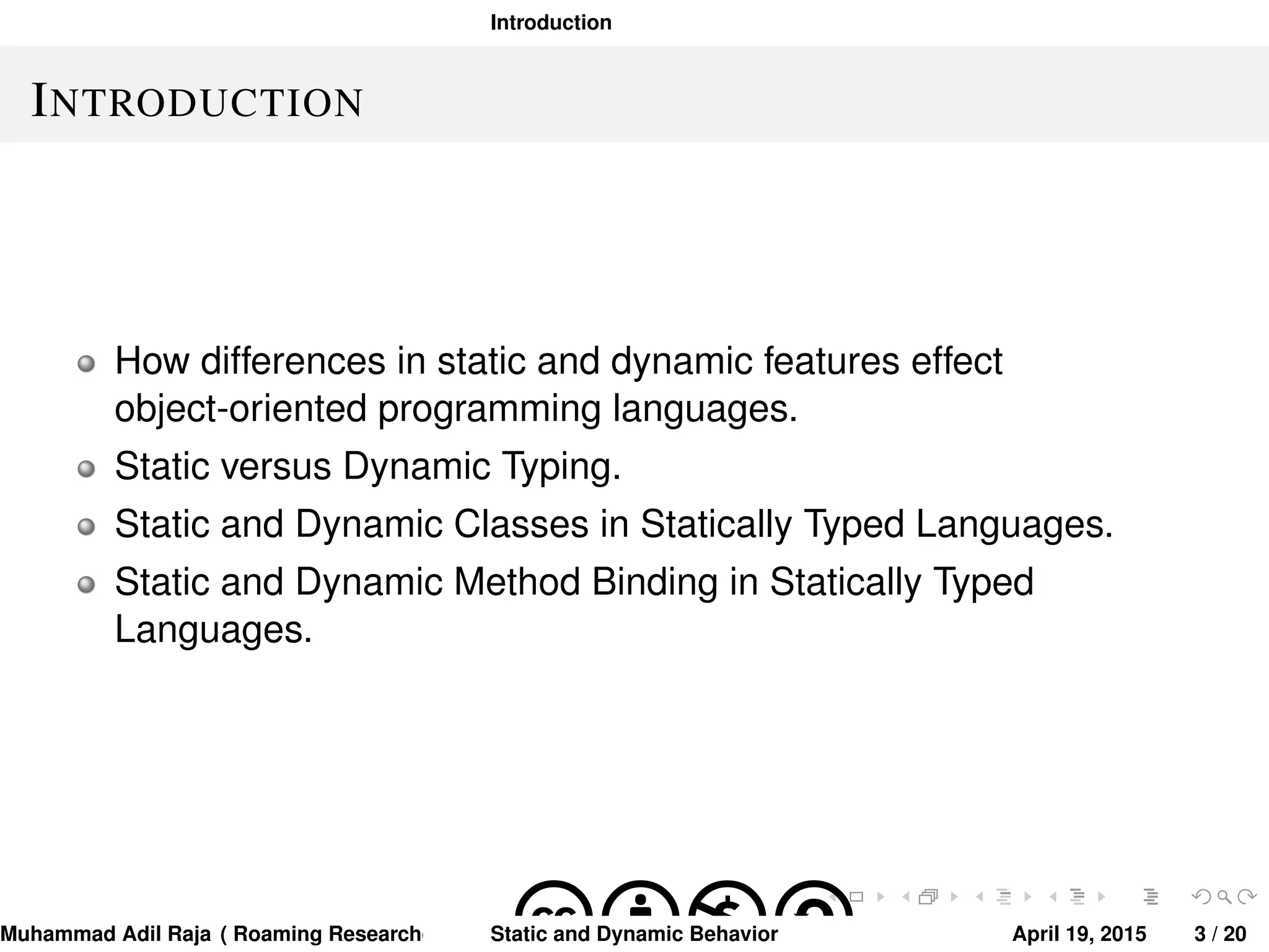 Static and Dynamic Behavior | PDF