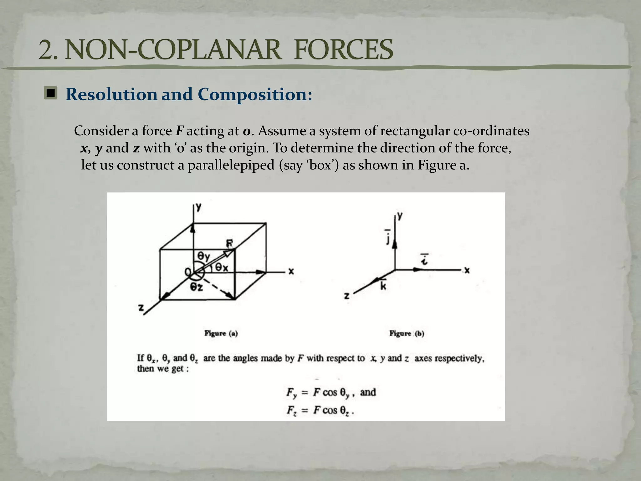 3 non coplanar | PPTX | Physics | Science