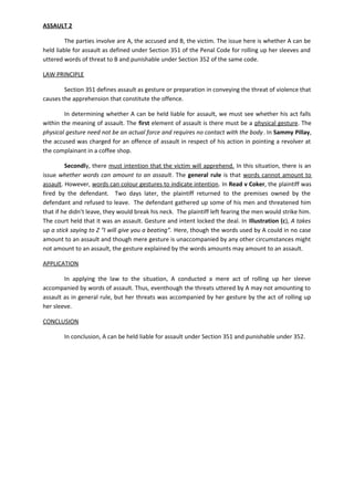 (3) non fatal offences | DOC