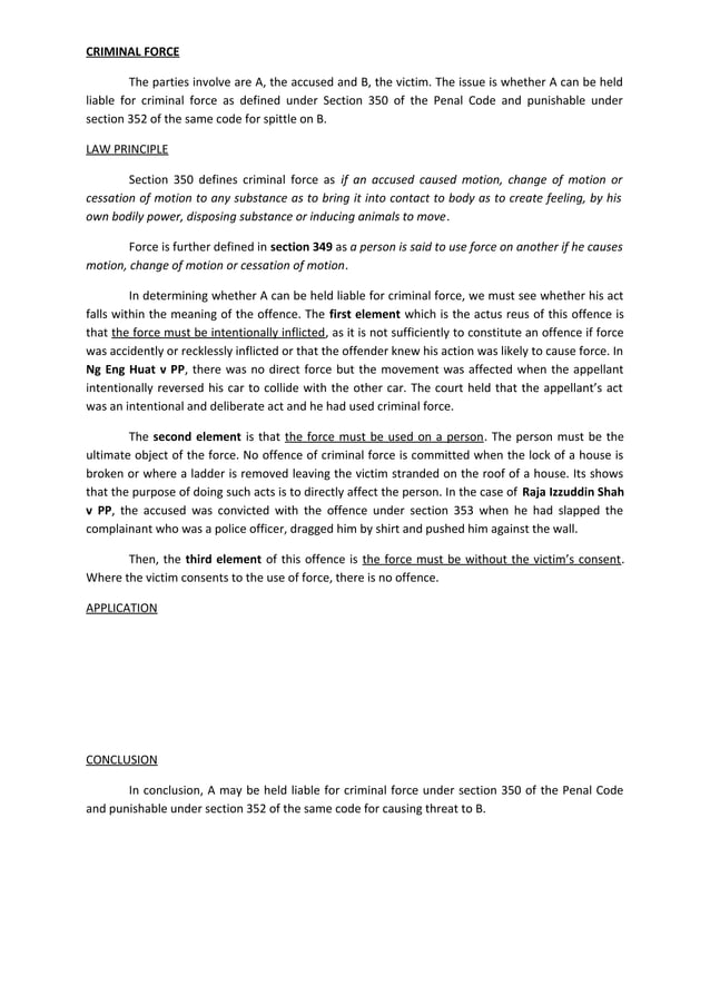 (3) non fatal offences | DOC
