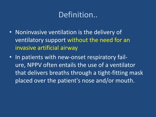 3 noninvasive ventilation | PPT
