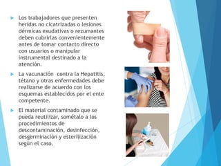 Normas y precauciones de bioseguridad | PDF