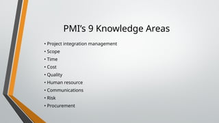 Introduction to Program Management Tools | PPTX