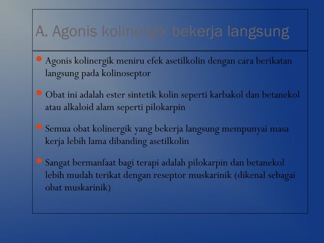 (3) obat obat kolinergik | PPT