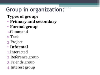 Organisational Behavior and Development | PPT