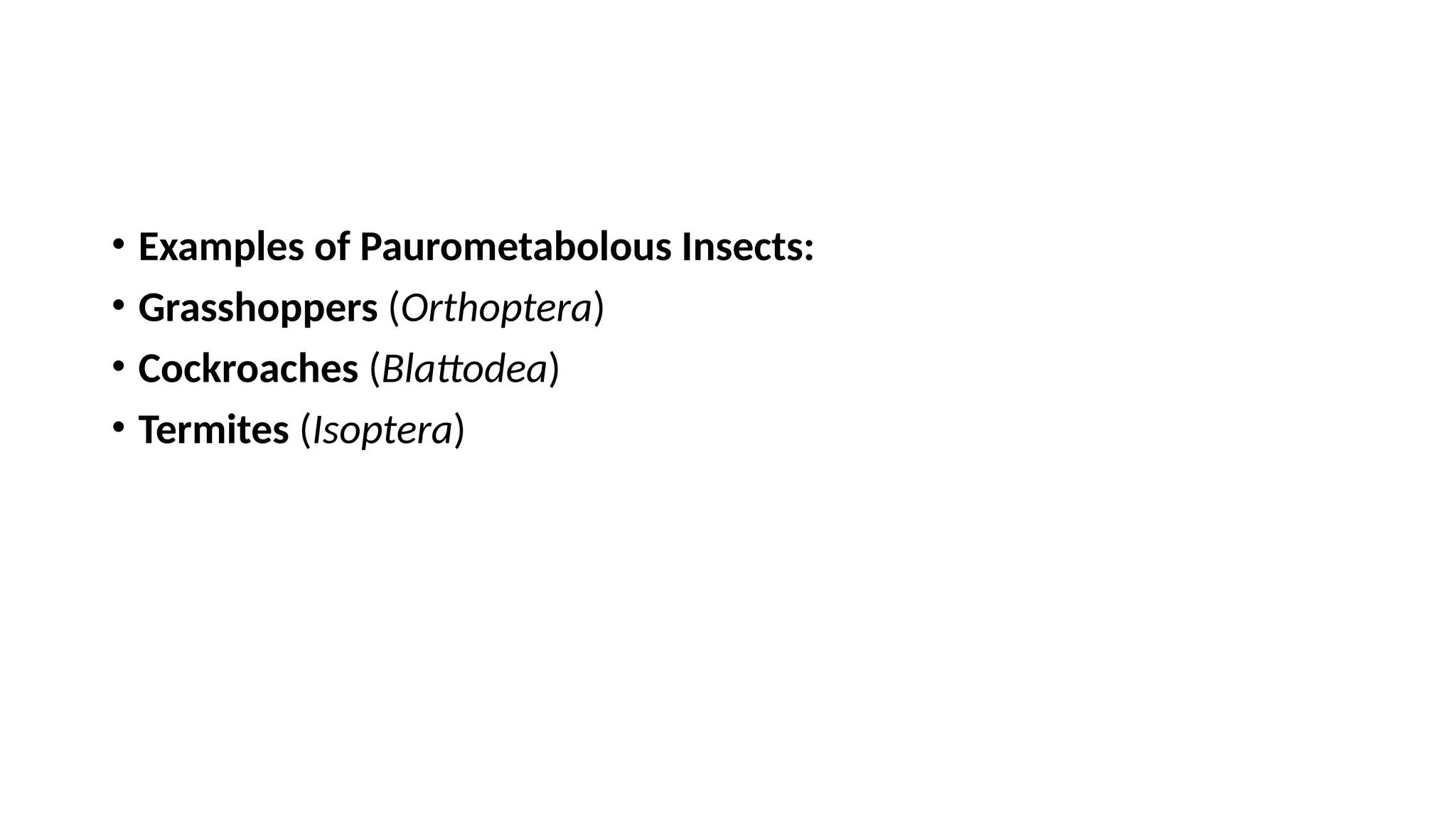 Metamorphosis in Insects, Types and stages | PPT