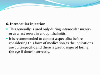 Ocular therapeutics - medicating the eye.pptx