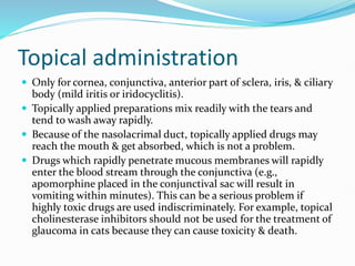 Ocular therapeutics - medicating the eye.pptx