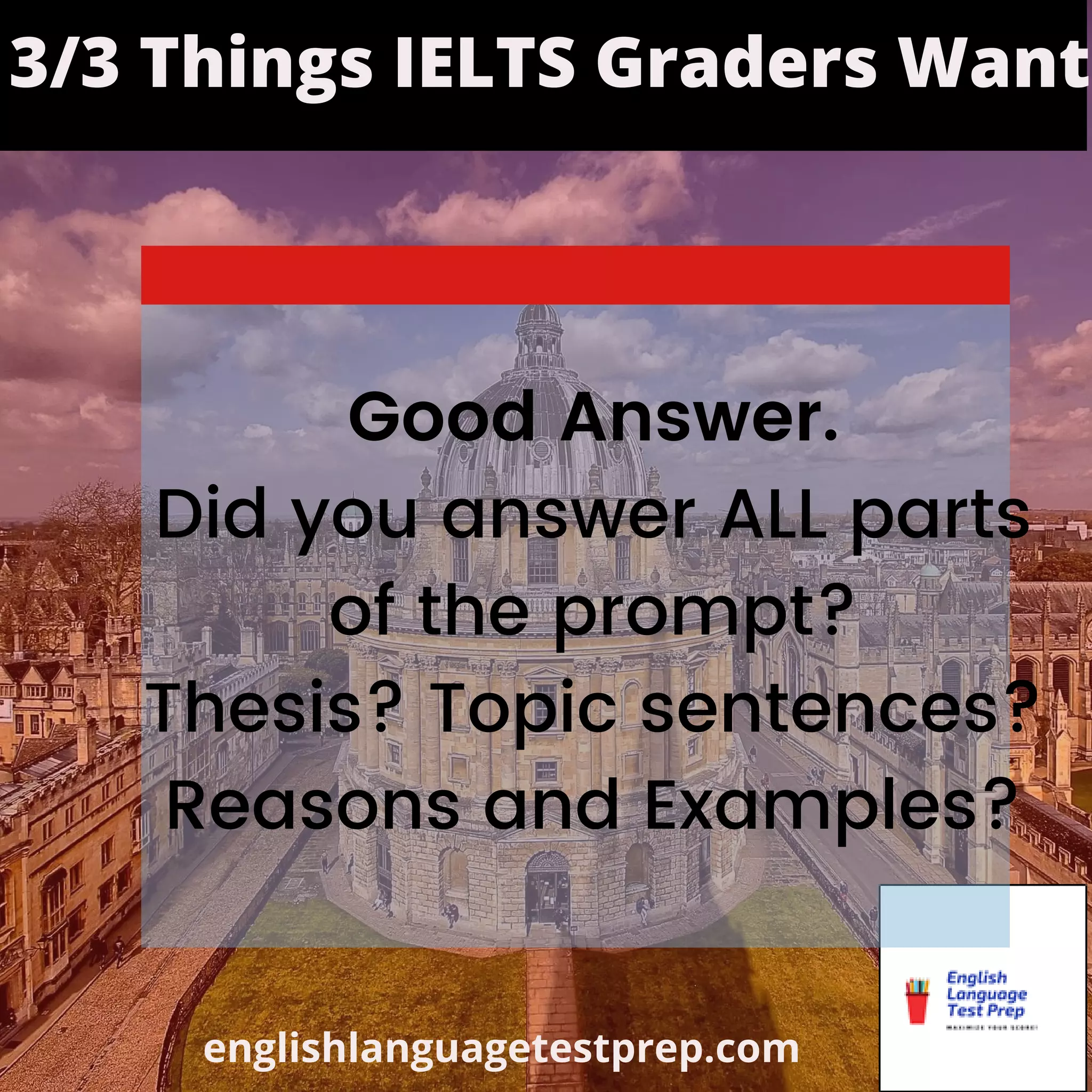 3 of 3 Things IELTS Graders Want | PDF