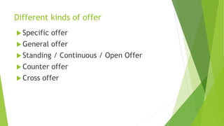 Offer and Accpetance | PPT